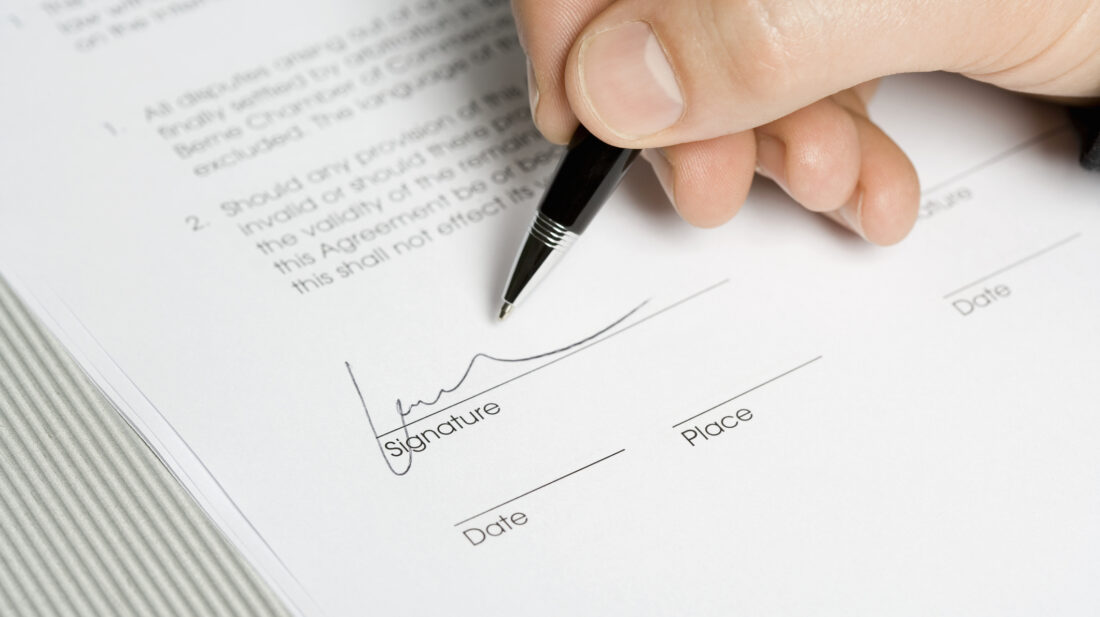 Signature Lines Matter: When a Contract Amendment Is Not Really an ...
